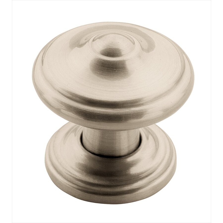 Amerock Revitalize Satin Nickel Round Cabinet Knob at Lowes.com