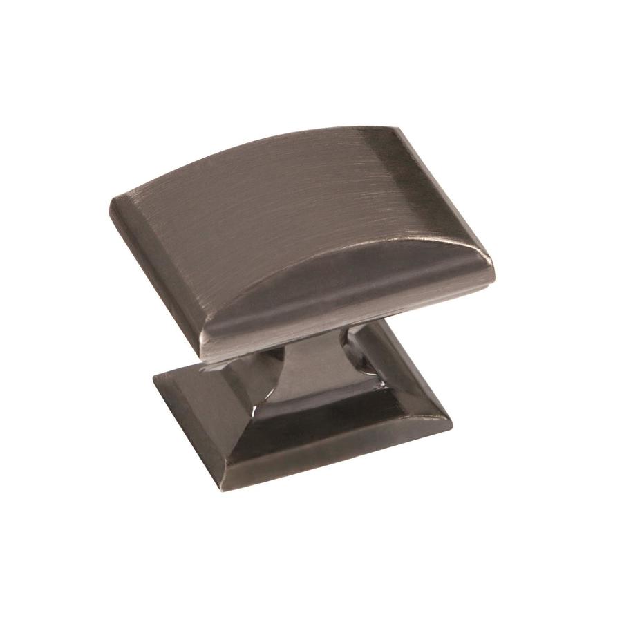 Amerock Candler Gunmetal Rectangular Transitional Cabinet Knob at Lowes.com