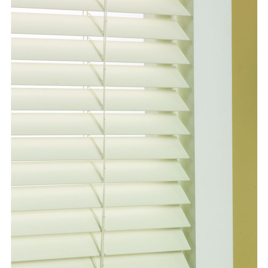 Custom Size Now by Levolor 1.5-in Slat Width Corded Dover Faux Wood ...