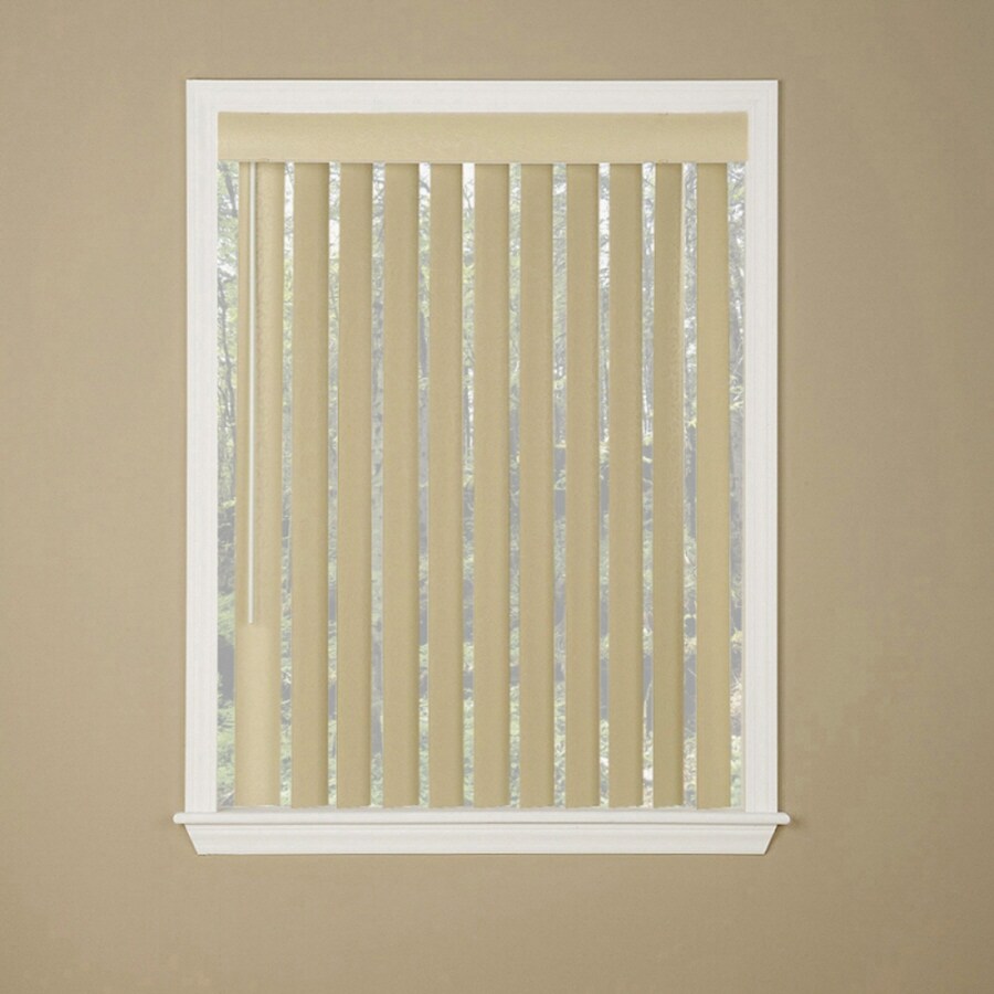 Custom Size Now by Levolor Vertical Vanes Ivy Sandlewood at Lowes.com