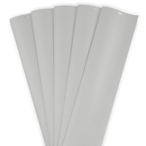 LEVOLOR Trim+Go 13-Pack 3.5-in Slat Width 84-in S-Curve Gray Linen ...