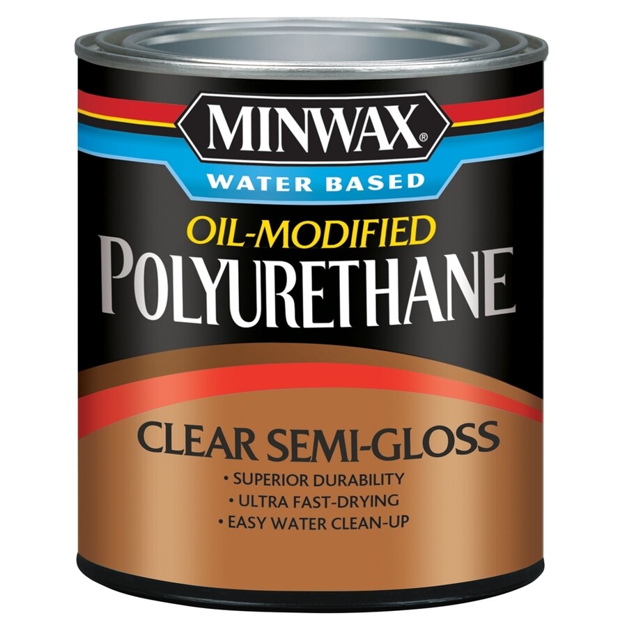 Minwax MNWX 8-OZ SEMIGLOSS WB POLY VOC at Lowes.com
