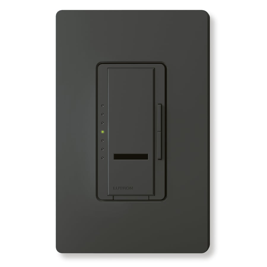 Lutron Maestro IR 600-watt Remote Control Light Switch, Black in the ...