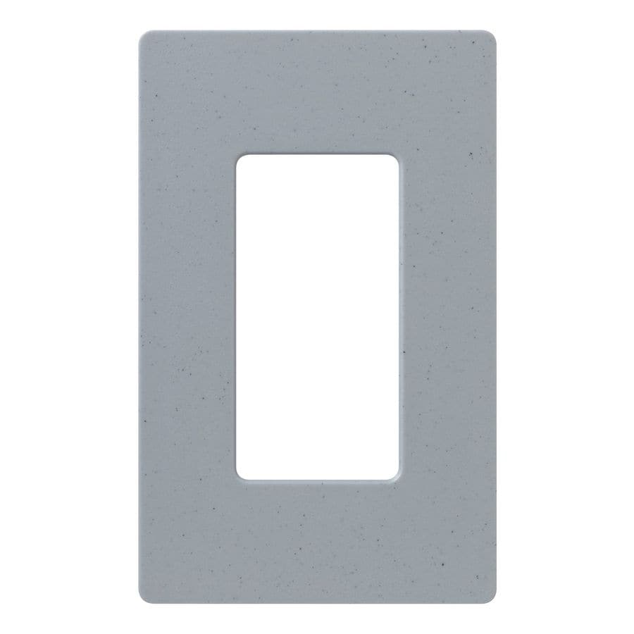 Lutron Claro 1-Gang Bluestone Single Decorator Screwless Standard Wall ...