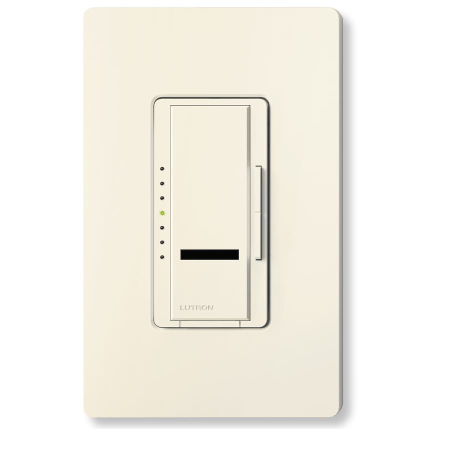 Lutron Maestro IR 600-watt Remote Control Light Switch, Biscuit at ...