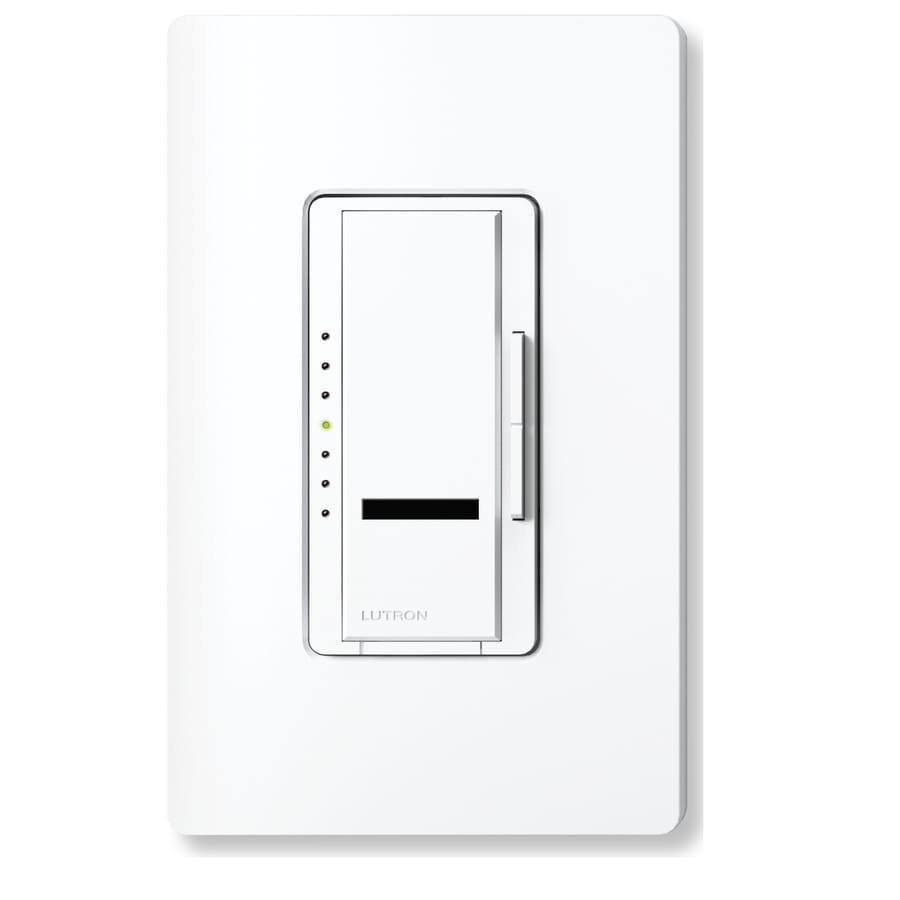 Lutron Maestro IR 8.3-Amp 1,000-Watt Snow Digital Dimmer in the ...