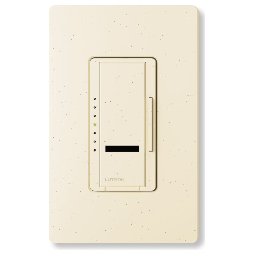 Lutron Maestro IR 1000-watt Remote Control Light Switch, Limestone at ...