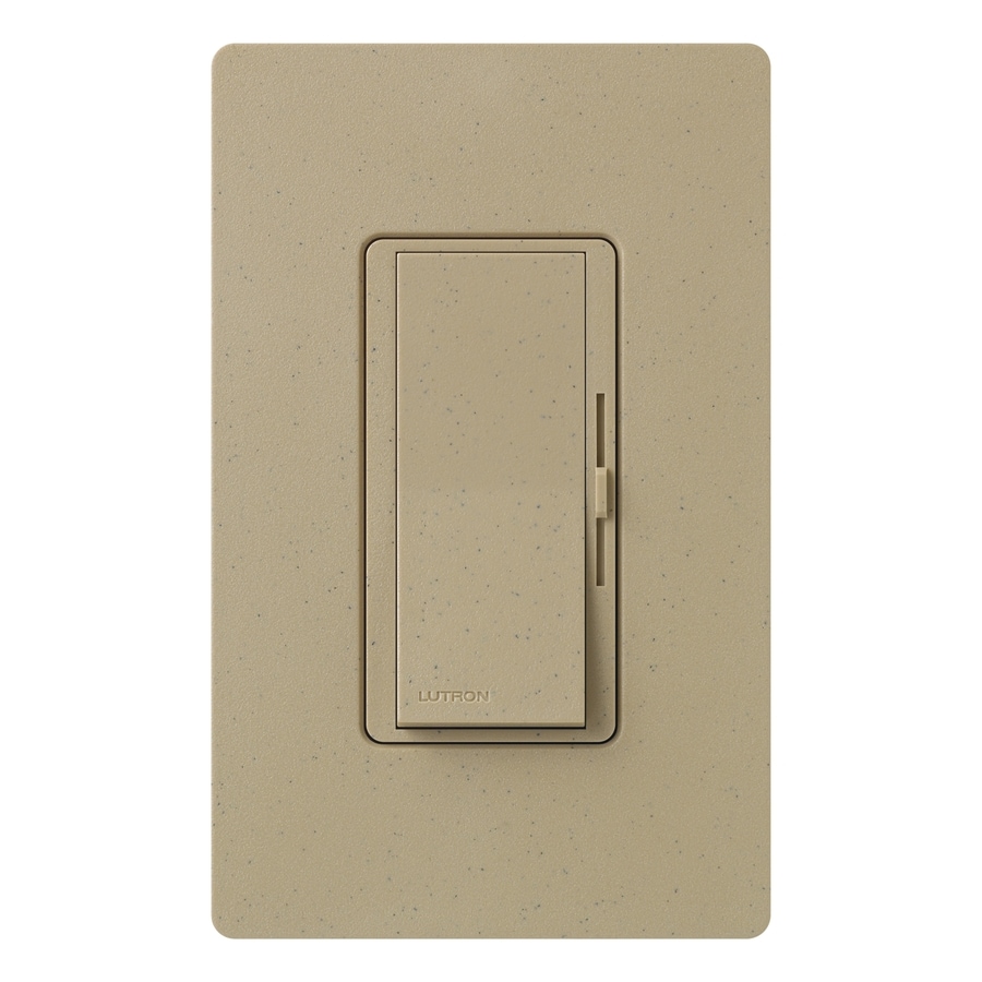Lutron Diva Satin Color 8.3-Amp 1,000-Watt Mocha Stone 3-Way Preset ...