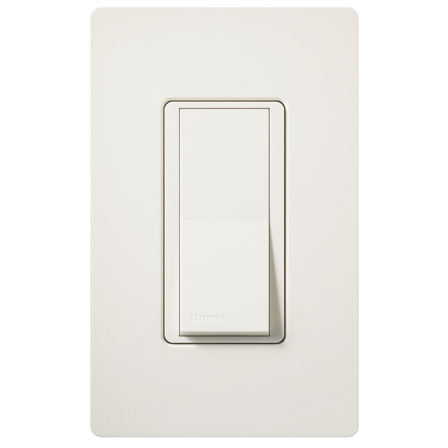 Lutron Claro 15-Amp 4-Way Biscuit Rocker Light Switch in the Light ...