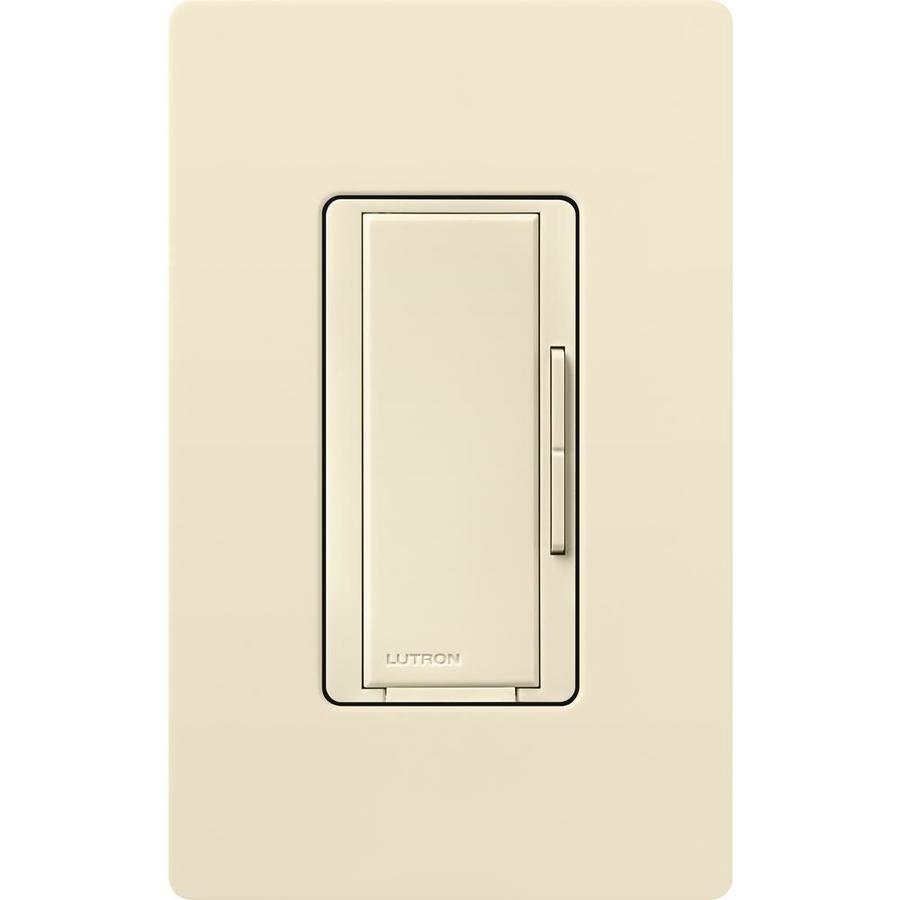Lutron Maestro Multi-Location Almond Decorator Companion Dimmer in the ...
