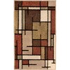 Allen + roth Addington Brown/Tan Rectangular Indoor Machine-Made Throw ...