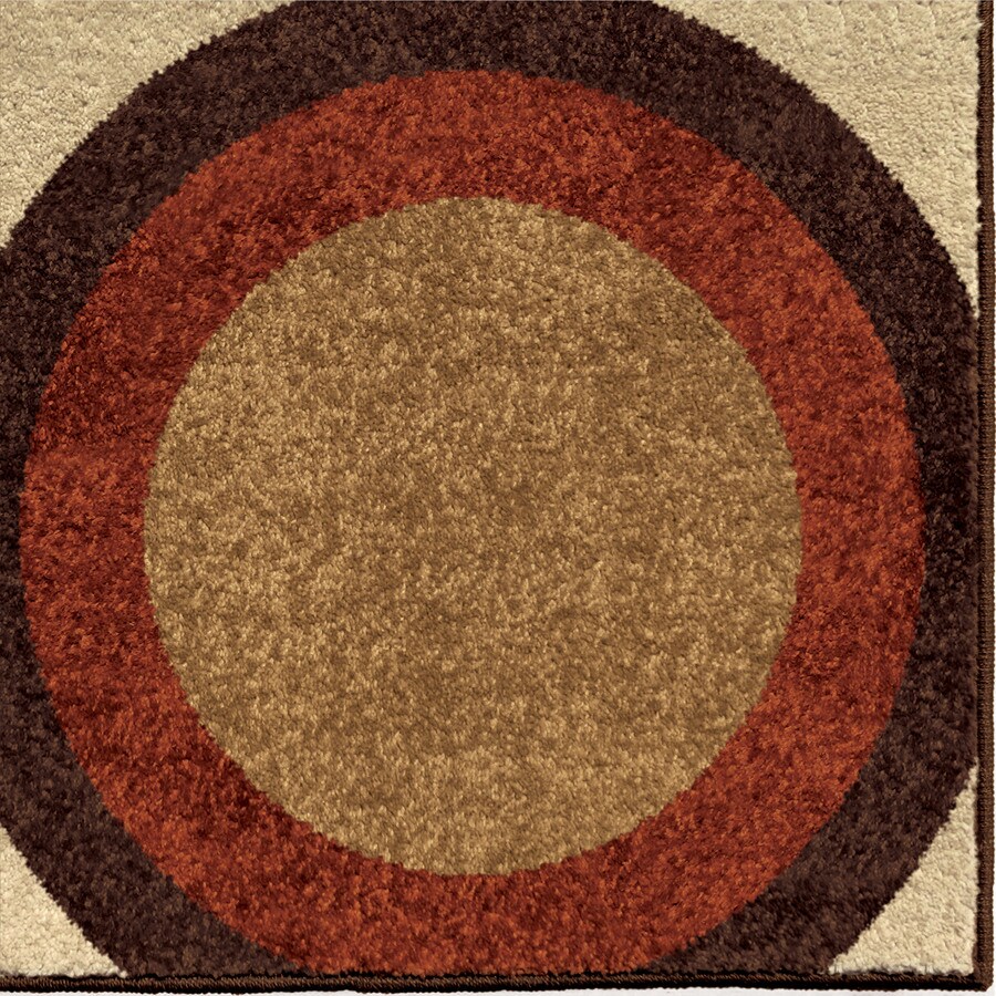 Orian Rugs Sequoia Brown Indoor/Outdoor Area Rug (Common: 5 x 8; Actual ...