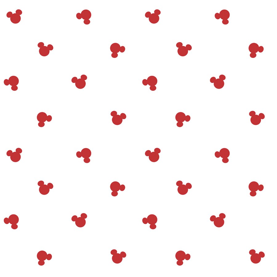 Disney Red Peelable Vinyl Prepasted Wallpaper at Lowes.com