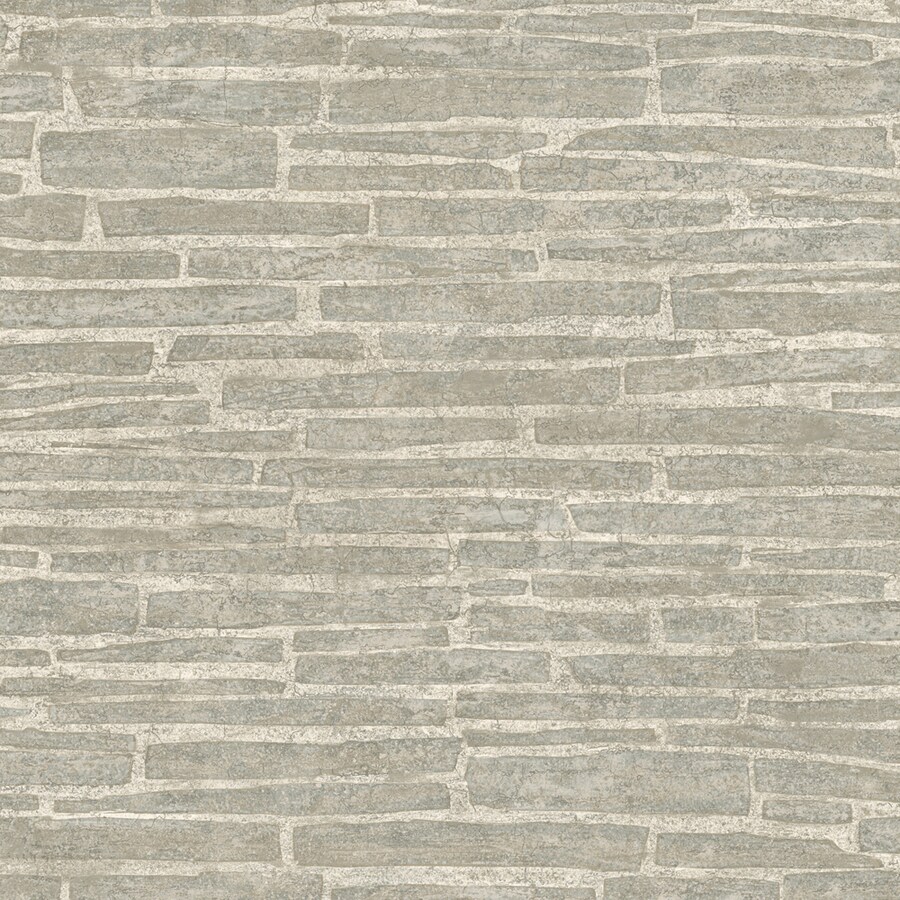 allen + roth Gray Peelable Vinyl Prepasted Wallpaper at Lowes.com