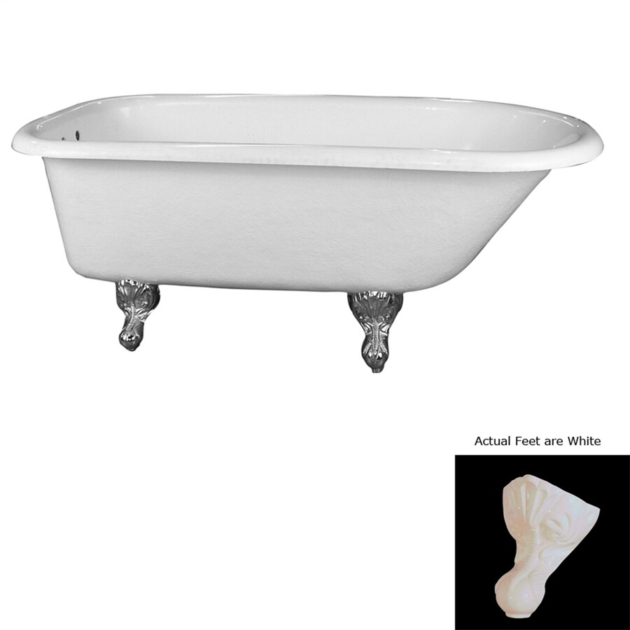 Barclay 30-in W x 60-in L Acrylic Oval Back Center Drain at Lowes.com