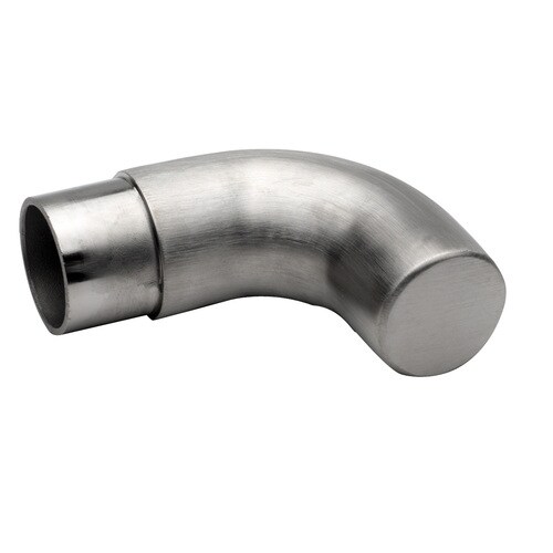 LIDO Designs 6-Pack Satin Stainless Steel End Post Handrail Brackets in ...