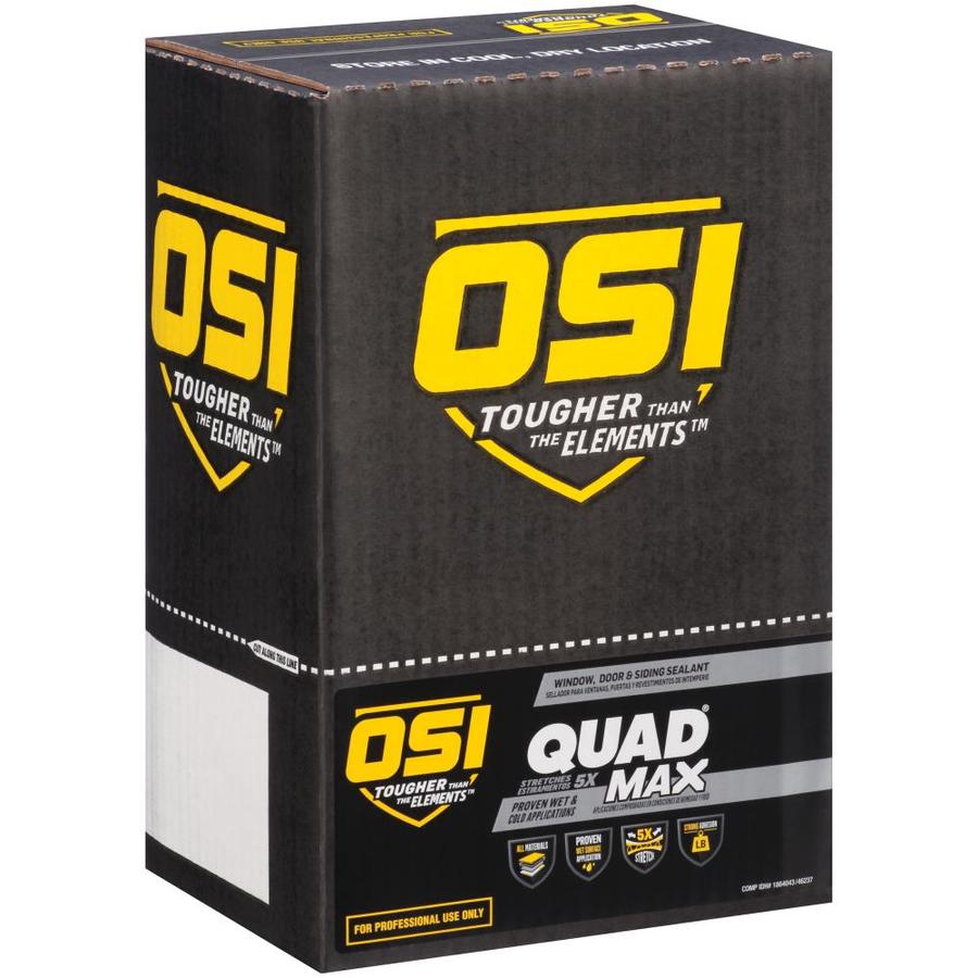 OSI Quad Max 12-Pack 9.5-oz White 2 Paintable Advanced Sealant Caulk at ...