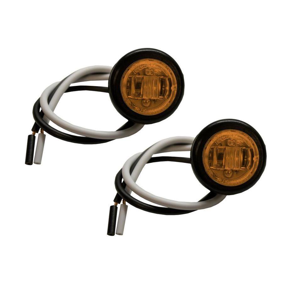 Hopkins 2 Pk. LED 3/4" Round Clearance/Side Marker with Rubber Grommet ...