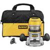DEWALT 1.75-HP Fixed Corded Router with Case at Lowes.com