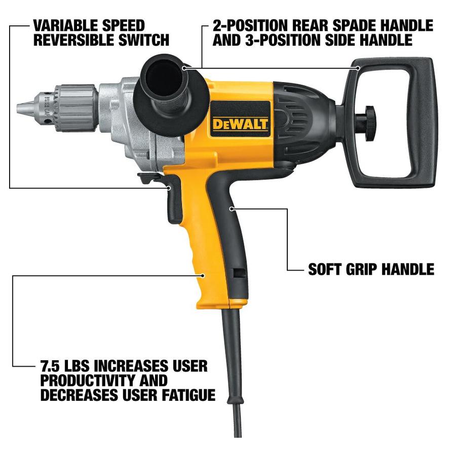 DEWALT 1/2-in Keyed Corded Drill in the Drills department at Lowes.com