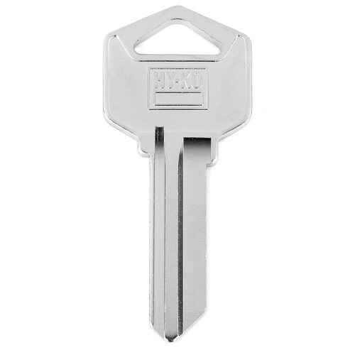Hy-Ko Products Silver Standard Brass House/Entry Key Blank in the Key ...