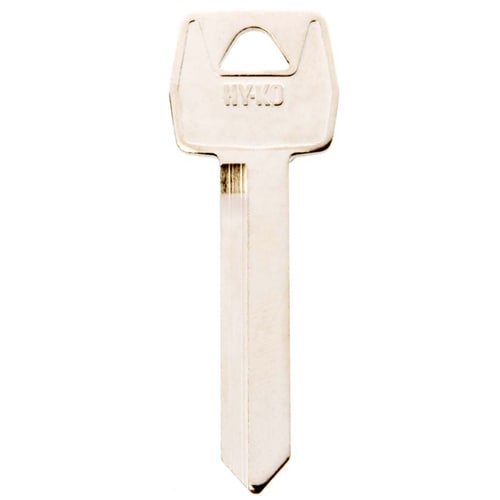 Hy-Ko Products Silver Standard Brass Automotive Key Blank in the Key ...