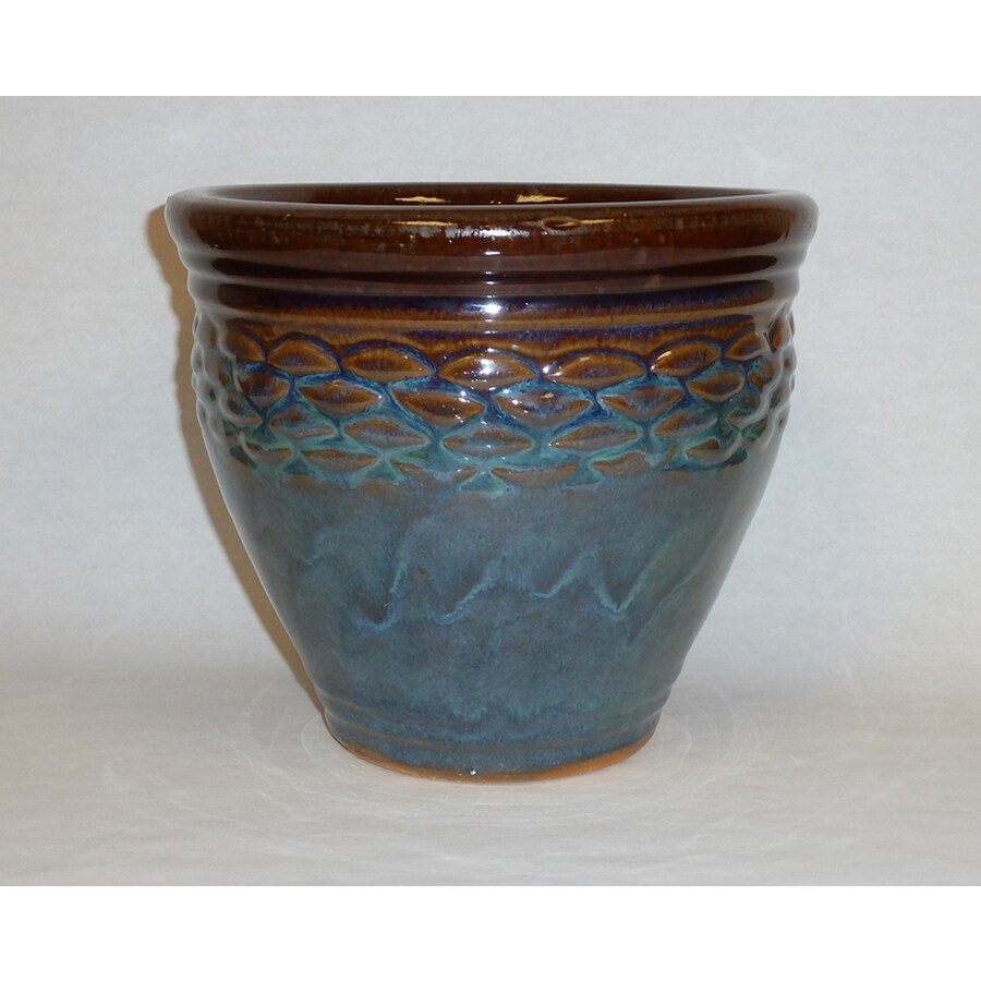 Norcal Pottery 9.252-in H x 9.449-in W x 9.449-in D Assorted Glazed ...