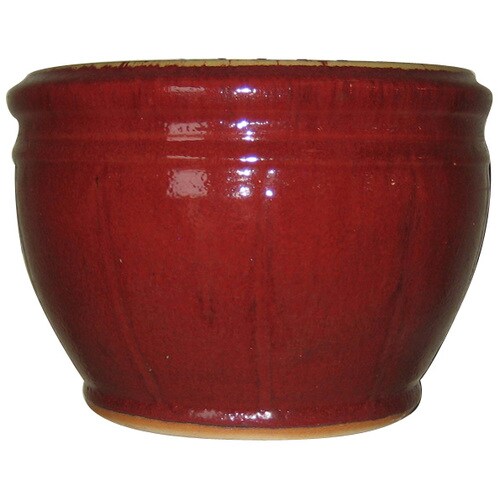 Norcal Pottery 13-1/2"H x 13-3/4"W x 13-1/2"D Multicolor Glazed Ceramic ...
