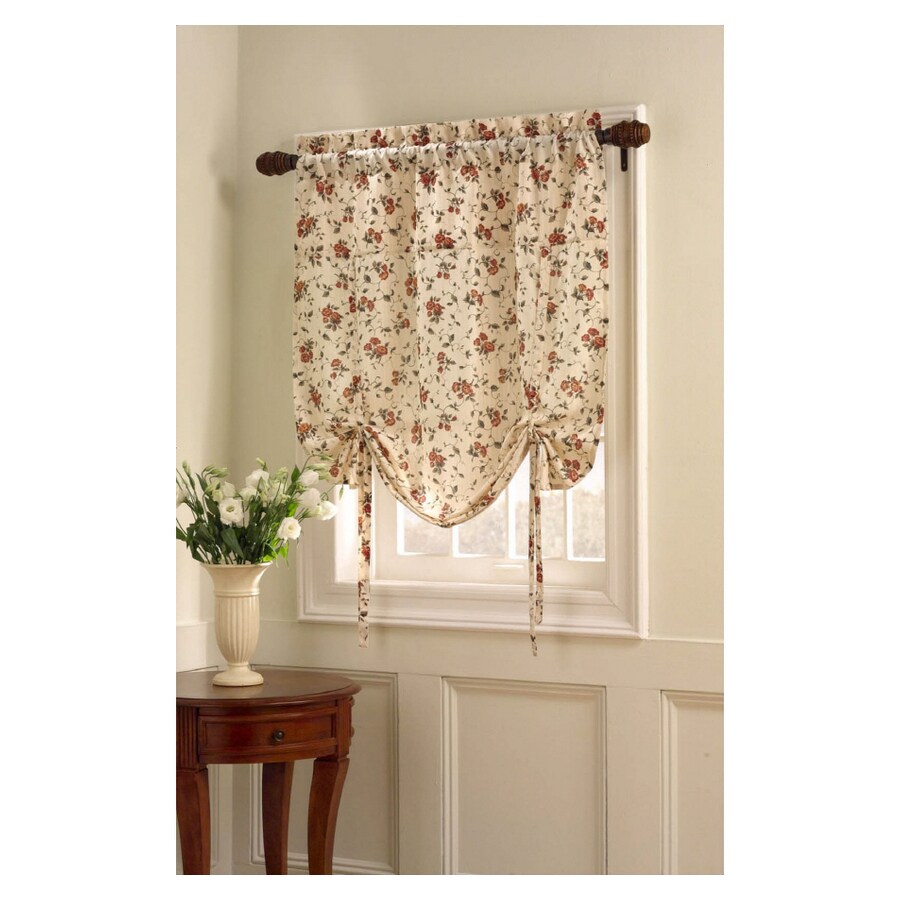Style Selections 45-in L Multicolor Oxford Shade Valance at Lowes.com