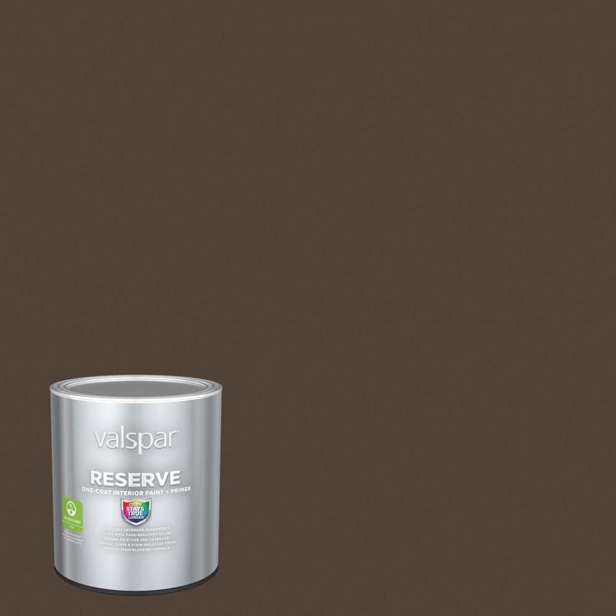 Valspar Reserve Eggshell Swiss Chocolate 3010-10 Interior Paint (1 ...