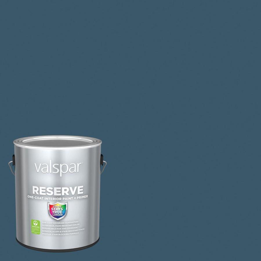 Valspar Reserve Satin Deep Twilight Blue 4007-6c Interior Paint (1 ...