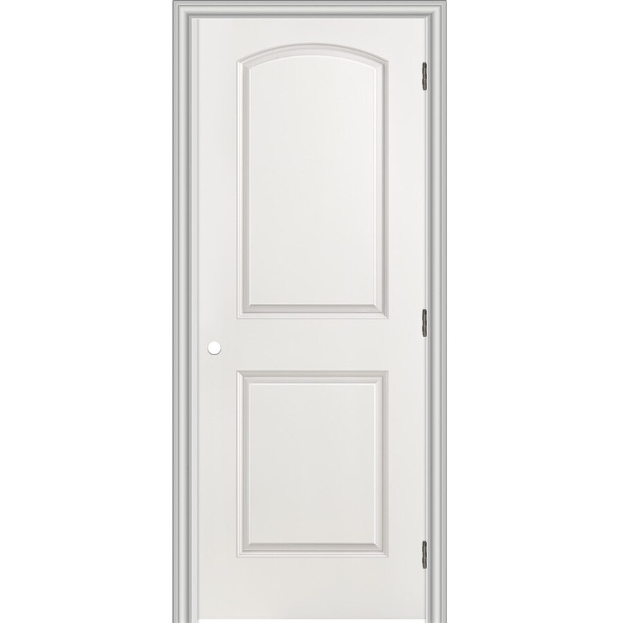 RELIABILT 30-in x 80-in Hollow Core 2-panel Left Hand Molded Composite ...