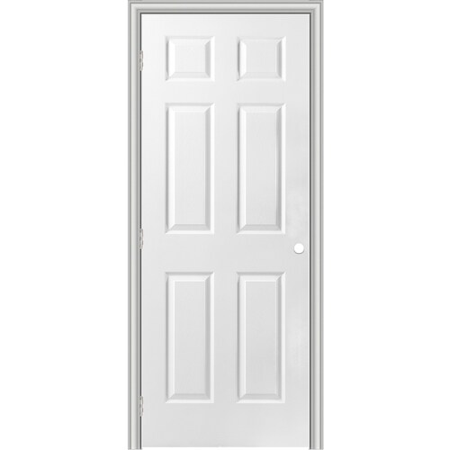ReliaBilt Pre-hung Doors (Primed) 6-Panel Hollow Core Molded Composite ...