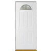 Masonite Laurel 1/4 Lite Decorative Glass Right-Hand Inswing Primed ...