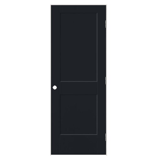 Masonite Logan Midnight 2-Panel Square Hollow Core Molded Composite Pre ...