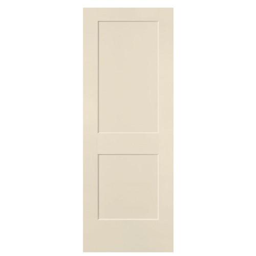 Masonite Logan Cream-N-Sugar 2-Panel Square Solid Core Molded Composite ...