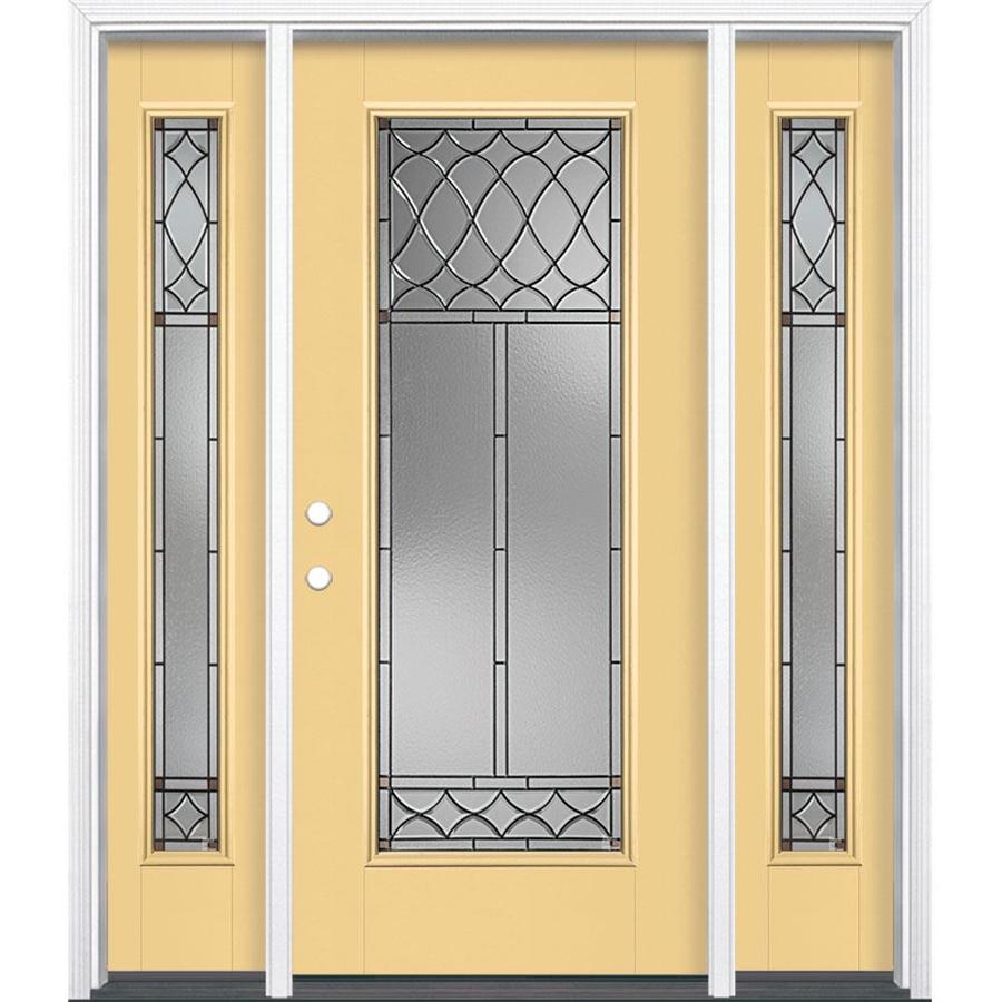 Masonite Sheldon Full Lite Decorative Glass Right-Hand Inswing Cabana ...