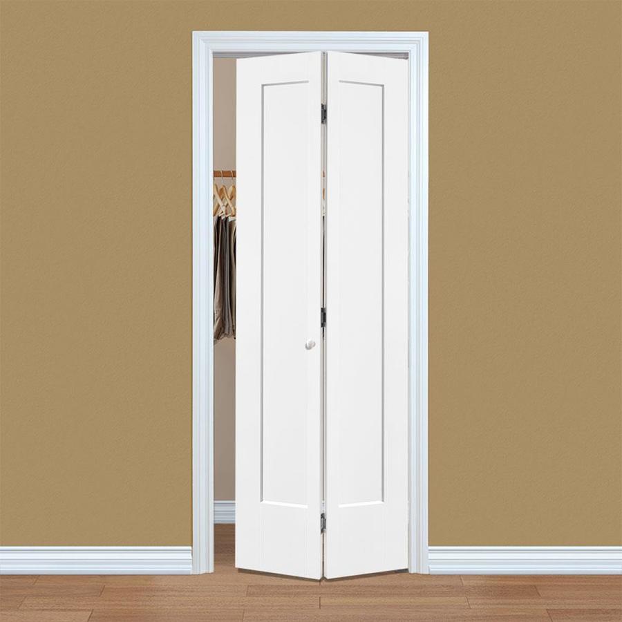 Masonite Lincoln Park 30-in x 80-in Primed White 1-Panel Primed Molded ...