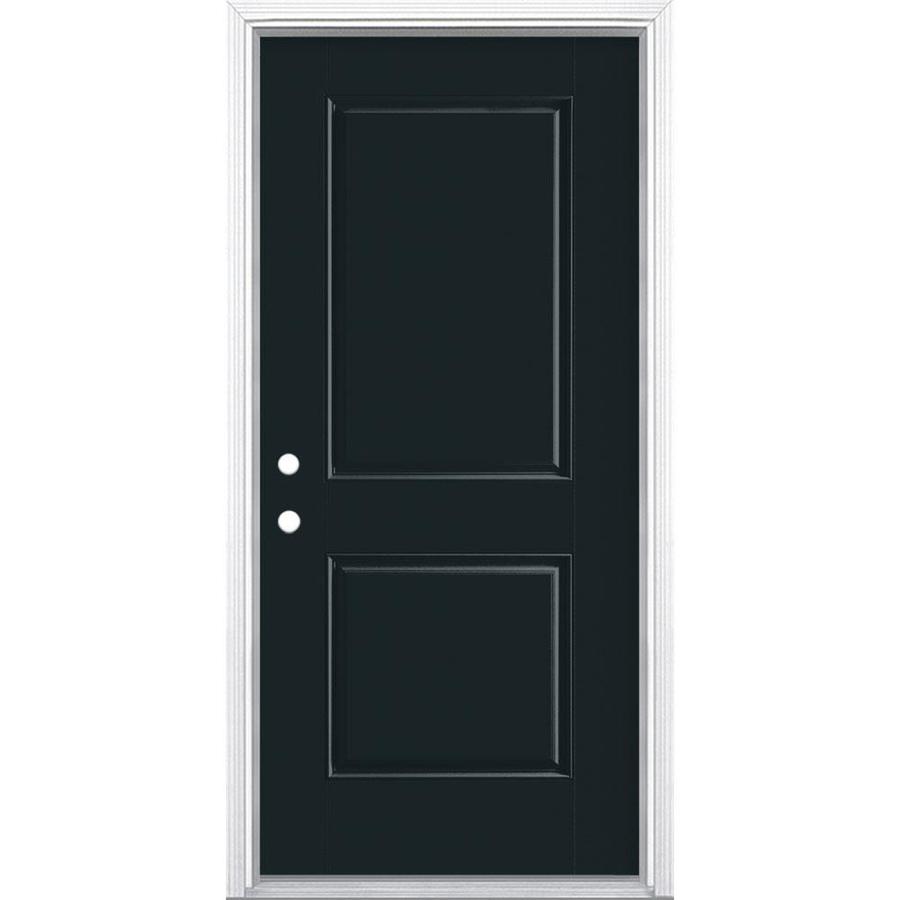 Masonite Right-Hand Inswing Eclipse Painted Fiberglass Prehung Entry ...