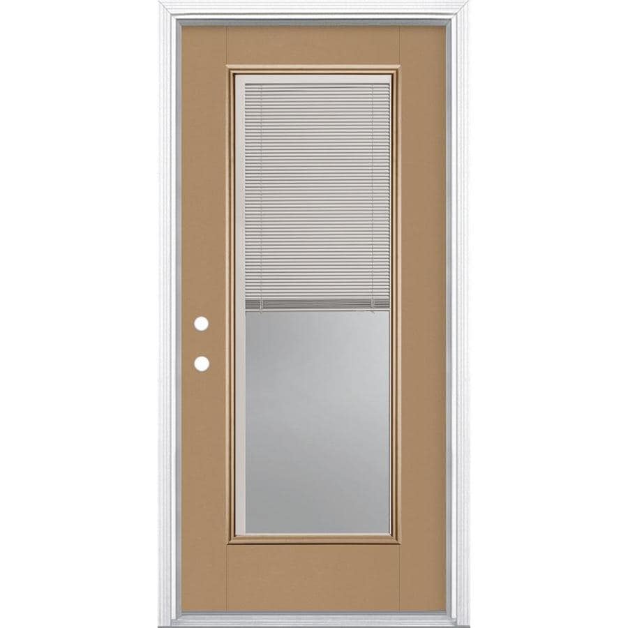 Fiberglass Exterior Doors With Blinds