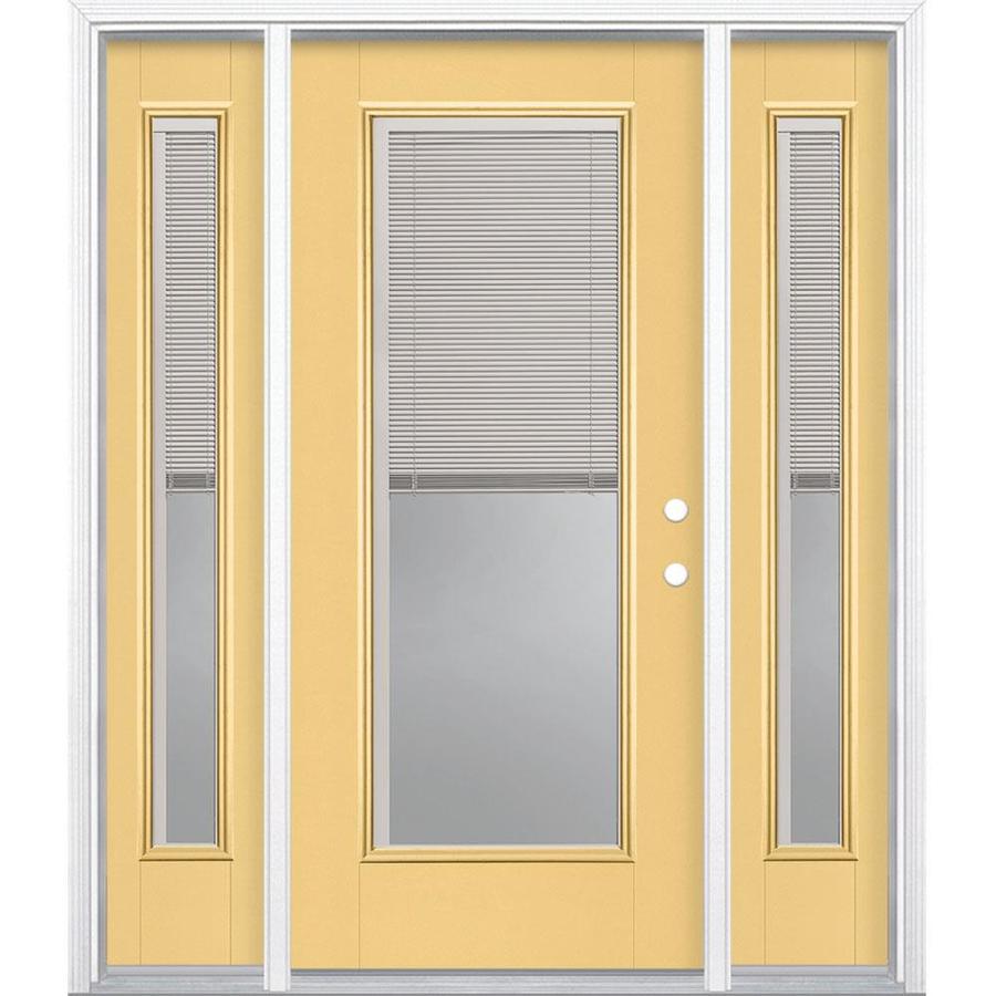 Masonite Full Lite Blinds Between The Glass Left-Hand Inswing Cabana ...