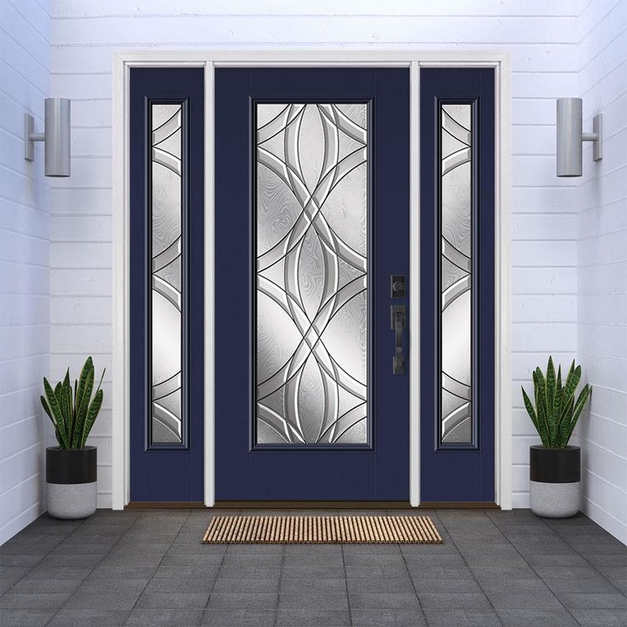 Masonite Chelsea 36-in x 80-in Fiberglass Full Lite Left-Hand Inswing ...