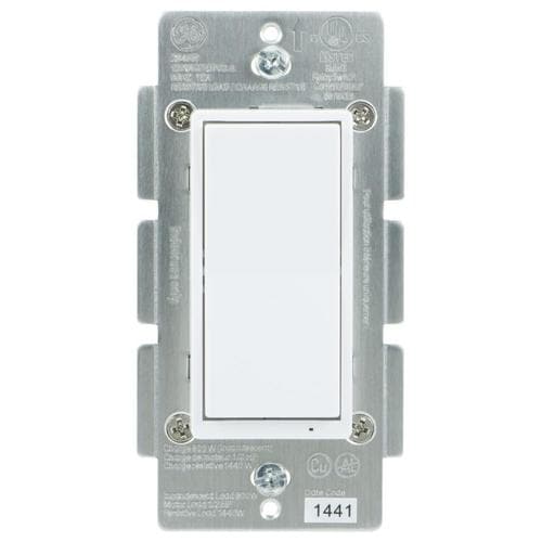 GE ZigBee 15/20-Amp 3-Way/4-Way White Smart Rocker Light Switch in the ...