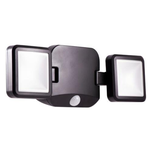 Energizer 120-Degree 600-Lumen Black Battery-Operated LED Motion ...