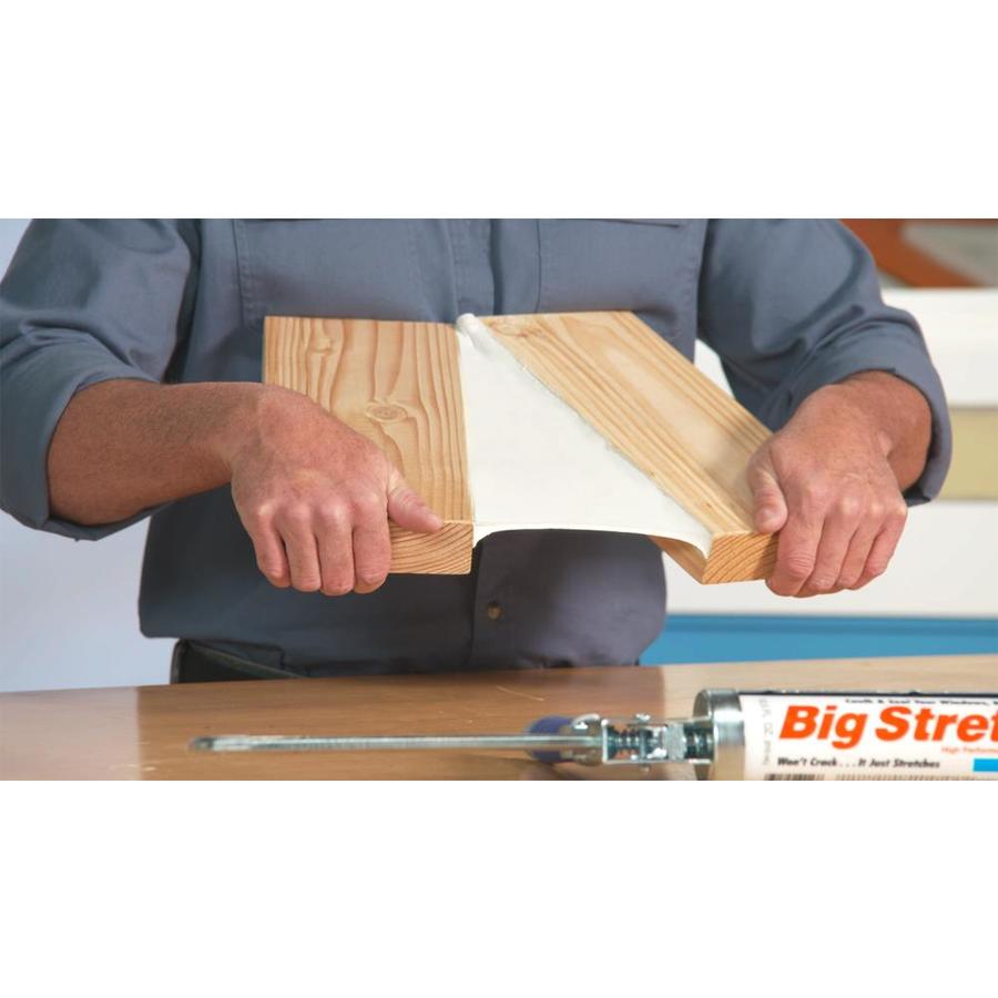 Big Stretch 10.5-fl oz White Paintable Latex Caulk at Lowes.com