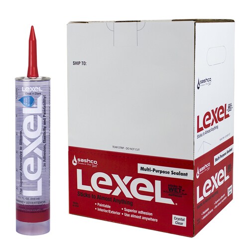 Lexel 126-oz Clear Paintable Solvent-Based Specialty Caulk at Lowes.com