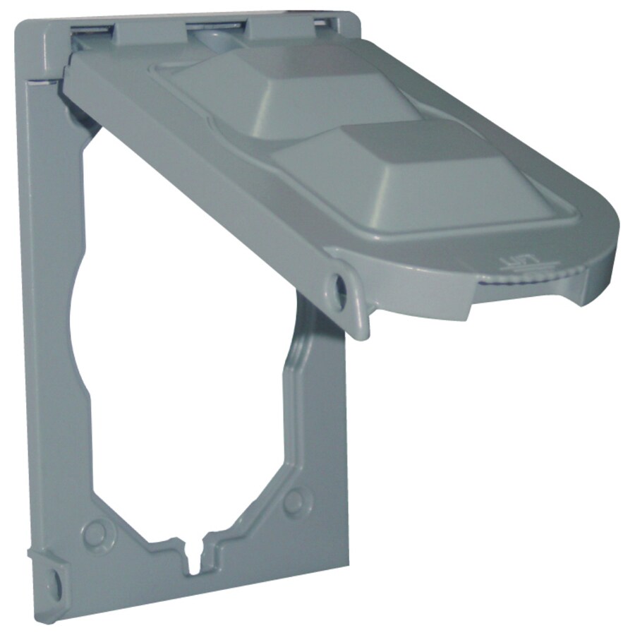 Sigma Electric 1-Gang Rectangle Metal Weatherproof Electrical Box Cover ...