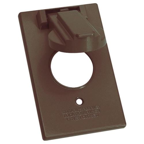 Sigma Electric 1-Gang Rectangle Metal Weatherproof Electrical Box Cover ...