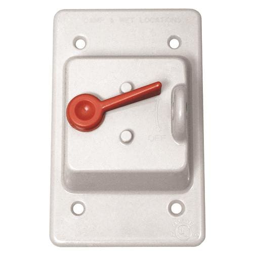 Sigma Electric 1-Gang Rectangle Plastic Weatherproof Electrical Box ...