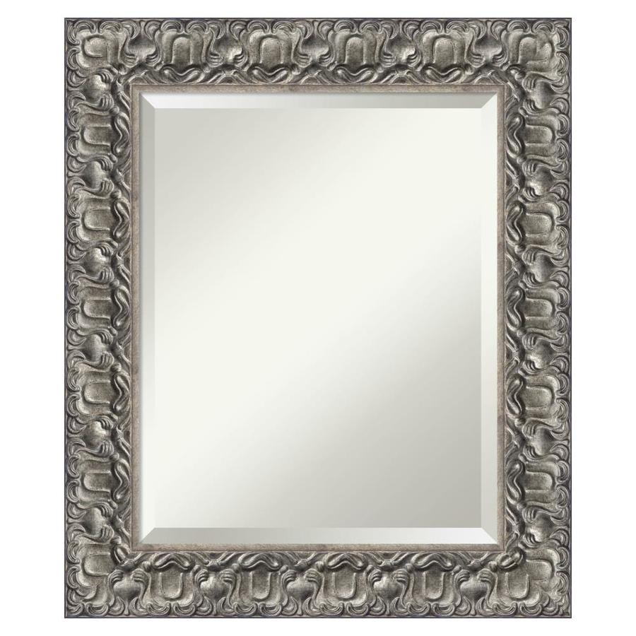 Amanti Art Silver Luxor Frame Collection 21.75-in Silver Rectangular ...
